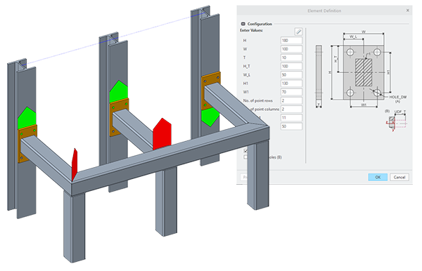 Advanced Framework Extension - Profilkonstruktion in Creo Parametric